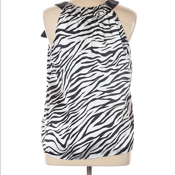 AB Studio | Tops | Zebra Print Tank Blouse | Poshmark